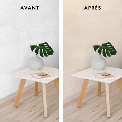 Enduit coloré de rénovation mat nuancé Maison Déco Reliss sable 15KG