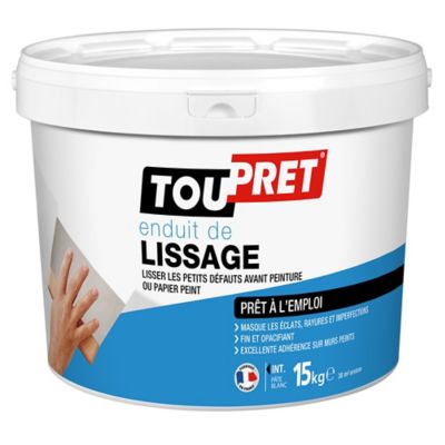 Enduit de lissage prêt à l'emploi Toupret 15kg | Castorama