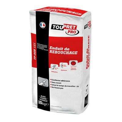 Enduit de rebouchage en poudre 15kg | Castorama