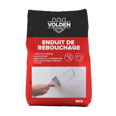 Enduit de rebouchage en poudre 5 Kg Volden