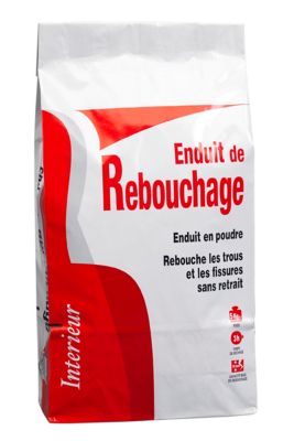 Enduit de rebouchage poudre 5kg | Castorama