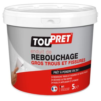 Enduit de rebouchage rapide prêt à l'emploi gros trous et fissures ...