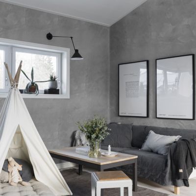 Enduit lisse métallisé Maison Déco Urban Lounge Déco gris cosy 4KG ...