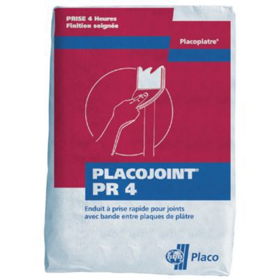 Enduit plaques de plâtre Placo Placojoint PR4 25kg | Castorama