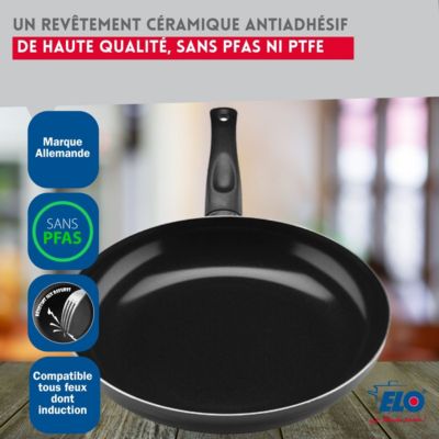 Ensemble de 1 Poêle de cuisson 28 cm et 4 faitouts 12, 14, 20 et 24 cm ...