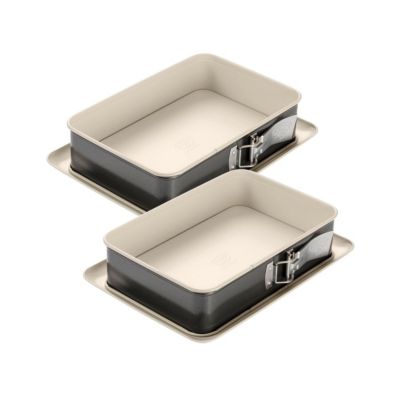 Ensemble de 2 Moules à gâteau céramique et plat four 28 x 18 cm Dr ...