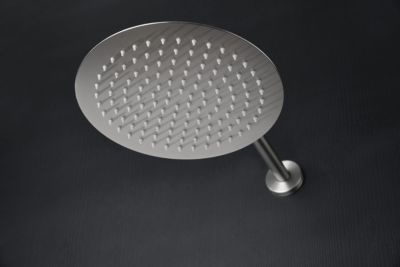 Ensemble de douche monocommande encastré Monza Nickel Brossé