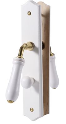 ENSEMBLE DE POIGNEE DE PORTE CESSON 195 CDA BOIS BLANC | Castorama