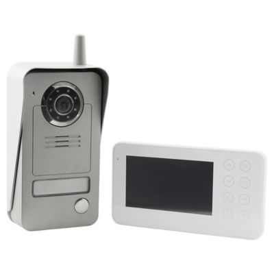 Ensemble interphone vidéo sans fil avec bouton pour l'extérieur Blyss ...