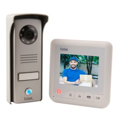 Ensemble interphone vidéo filaire et bouton pour l'extérieur Blyss Look ...
