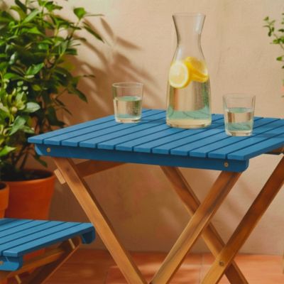 Ensemble jardin bois 2 personnes table chaises extérieur terrasse ...