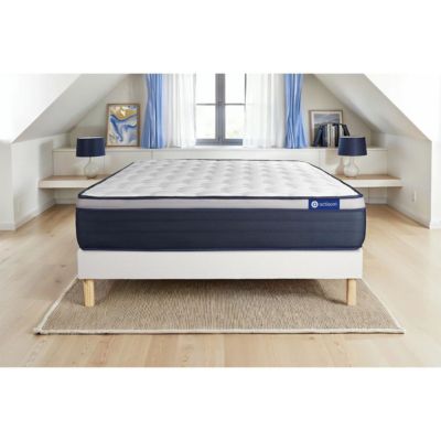 Ensemble Latex et mémoire de forme de confort Ferme avec sommier kit