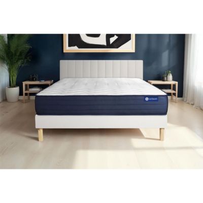 Ensemble Latex et mémoire de forme de confort Très ferme avec sommier kit