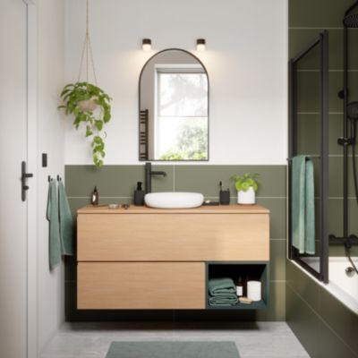 Meuble Salle De Bain Bois Castorama