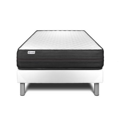 Ensemble Mousse polyuréthane à mémoire de forme de confort Ferme avec sommier ta | Castorama
