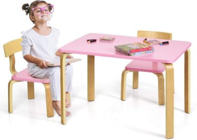 Ensembles de Tables et Chaises en Bois Meuble Bebe Ergonomique Inclus 2 ...