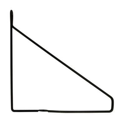 Équerre en fil d'acier noir GoodHome Arama H. 21 x P. 21 cm | Castorama