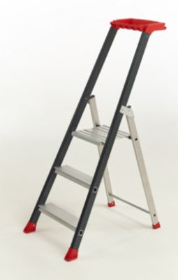 Escabeau Escalux en aluminium 3 marches Prolux Plus – Hauteur de ...