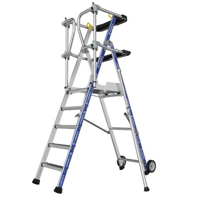 Escabeau PIRL 5 marches - Hauteur max. de travail 3.18m - 2272915 ...