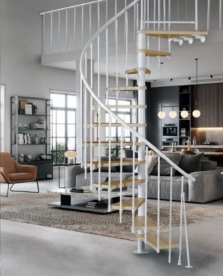 Escalier colimacon Atrium Novo Type 1 diametre 120 11 marches avec ...