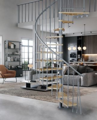 Escalier colimacon Atrium Novo Type 1 diametre 160 11 marches avec ...