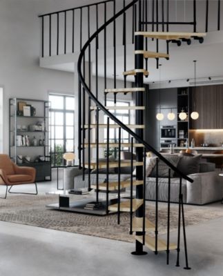 Escalier colimacon Atrium Novo Type 1 diametre 160 11 marches avec ...
