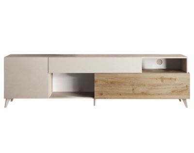 Estelle - meuble tv - 2 portes et 1 tiroir - 241 cm - Best Mobilier