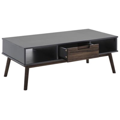 ESTRELLA - Table Basse L.110cm Pin Massif Gris et