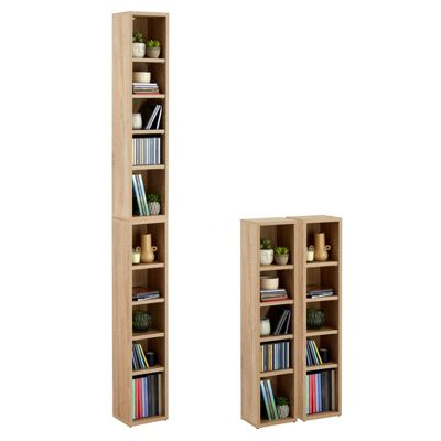 Etagères modulables MUSIQUE pour CD et DVD, lot de 2 meubles de ...