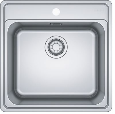 Évier à encastrer en inox 1 bac XL, L.81 x P.51 cm, Franke