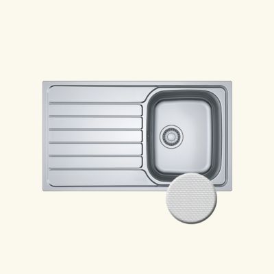 Evier inox dekor Franke SPARK 1 bac 1 égouttoir