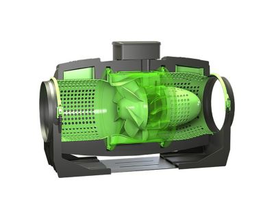 Extracteur centrifuge ultra silencieux EC D100mm 300 m3/h - VORTICE ...