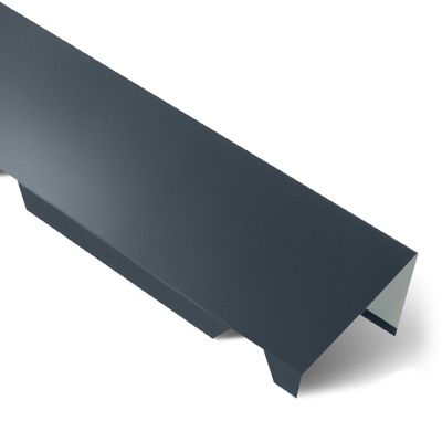 Faîtière simple crantée 2100 mm QuadCore KS1000RW Gris Anthracite RAL 7016