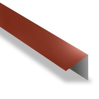 Faîtière Simple à Rabat universelle Rouge Tuile RAL 8012 1000 mm Longueur