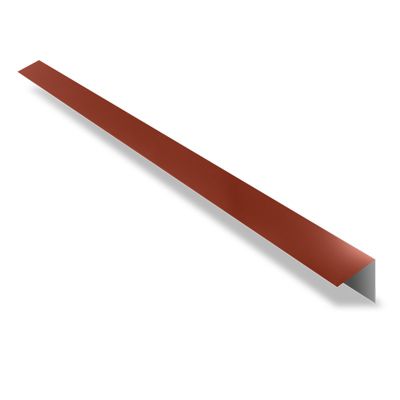 Faîtière Simple à Rabat universelle Rouge Tuile RAL 8012 1000 mm Longueur