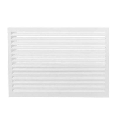 Face dos pour cache en aluminium gris clair taille XL - DECOCLIM ...