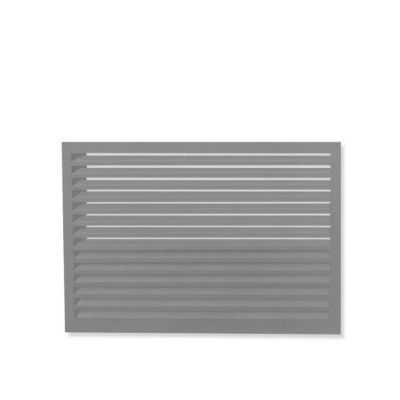 Face dos pour cache en aluminium gris poussière taille M - DECOCLIM ...