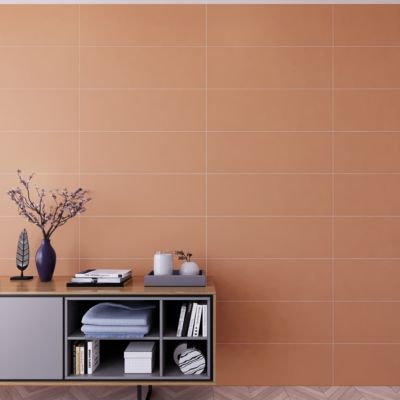 Faïence murale Aragone terracotta 30 x 90 cm