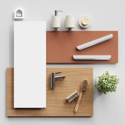 Faïence murale Aragone terracotta 30 x 90 cm