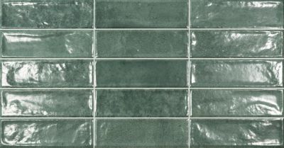 Faïence murale Soul brick vert 32 x 60 cm