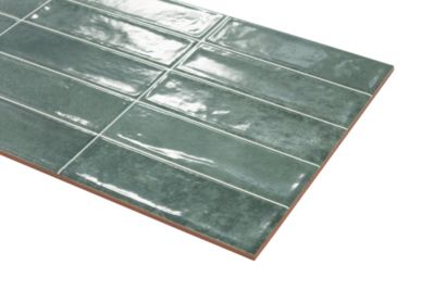 Faïence murale Soul brick vert 32 x 60 cm