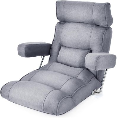 Fauteuil au Sol 1 Place Pliable Réglable Fauteuil Paresseux avec Appui ...