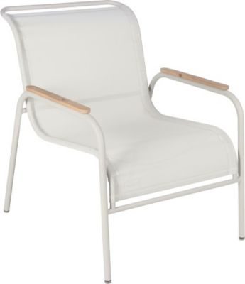 Fauteuil de jardin Fermob Coolside en acier - Coloris gris argile ...