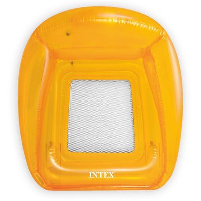 Fauteuil gonflable Candy maille Intex - Orange | Castorama
