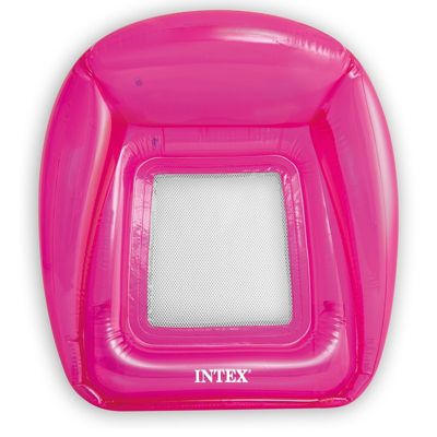 Fauteuil gonflable Candy maille Intex - Rose