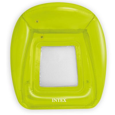 Fauteuil gonflable Candy maille Intex - Vert