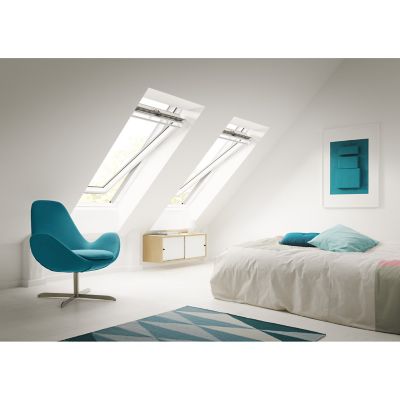 Fenêtre de toit à rotation VELUX Standard Whitefinish - bois peint en ...