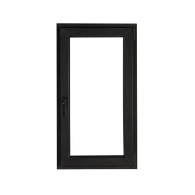 Fenêtre PVC 1 vantail oscillo-battant GoodHome gris - l.80 x h.95 cm ...