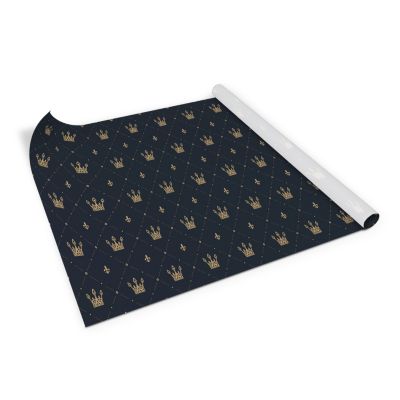 Feuille pour dessus de porte de table motif couronne rétro 100x50