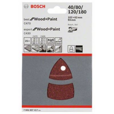Feuilles abrasives auto-agrippantes corindon pour ponceuse Multi - bois ...